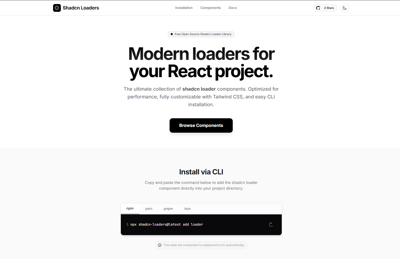 Shadcn Loaders - 20+ Premium React Spinners & Loaders
